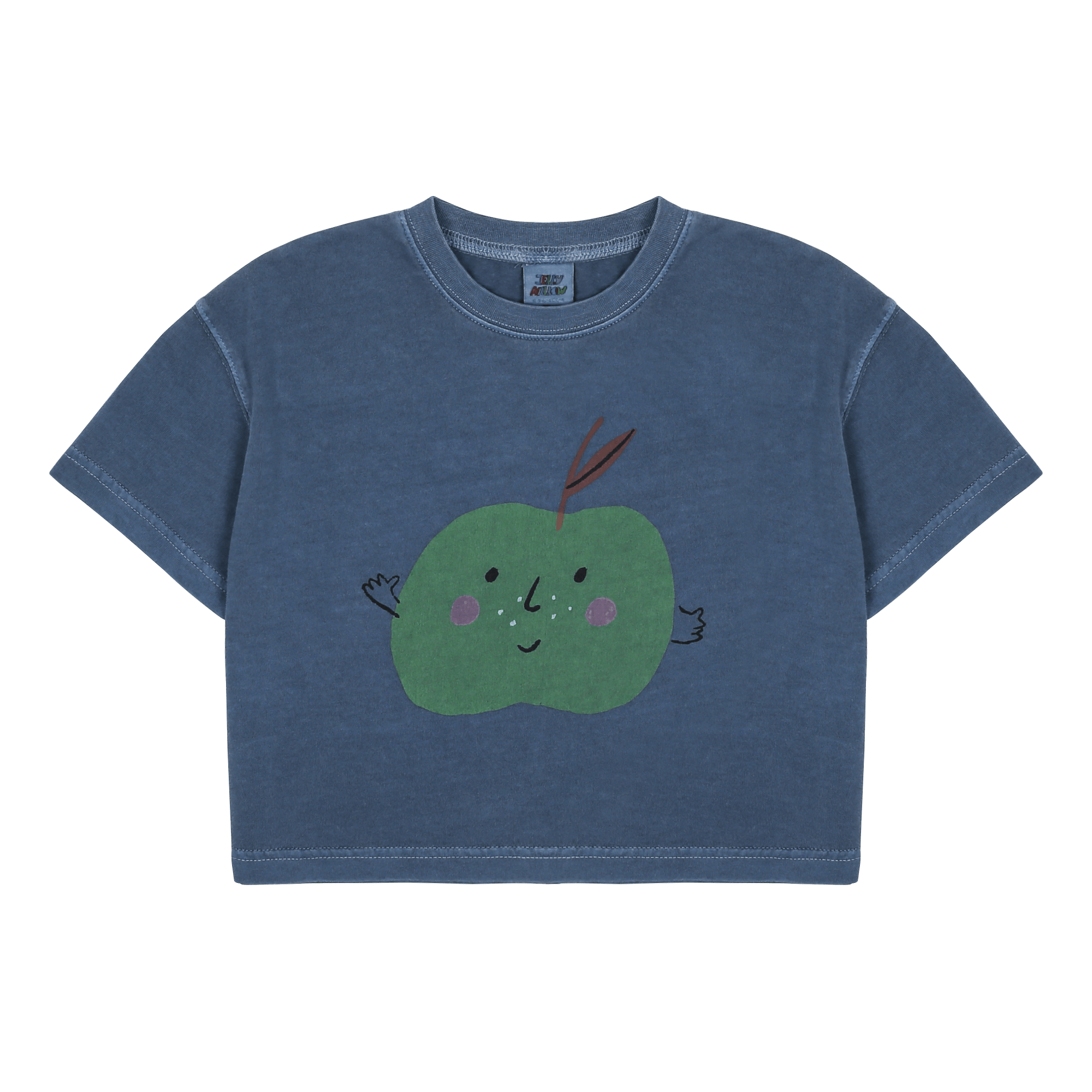 Apple Pigment Cropped Tee by Jelly Mallow - Petite Belle | UK Stockist