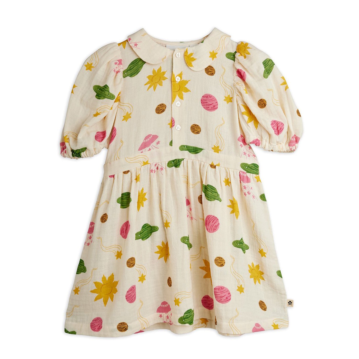 Space Muslin Dress by Mini Rodini - Petite Belle | UK Stockist