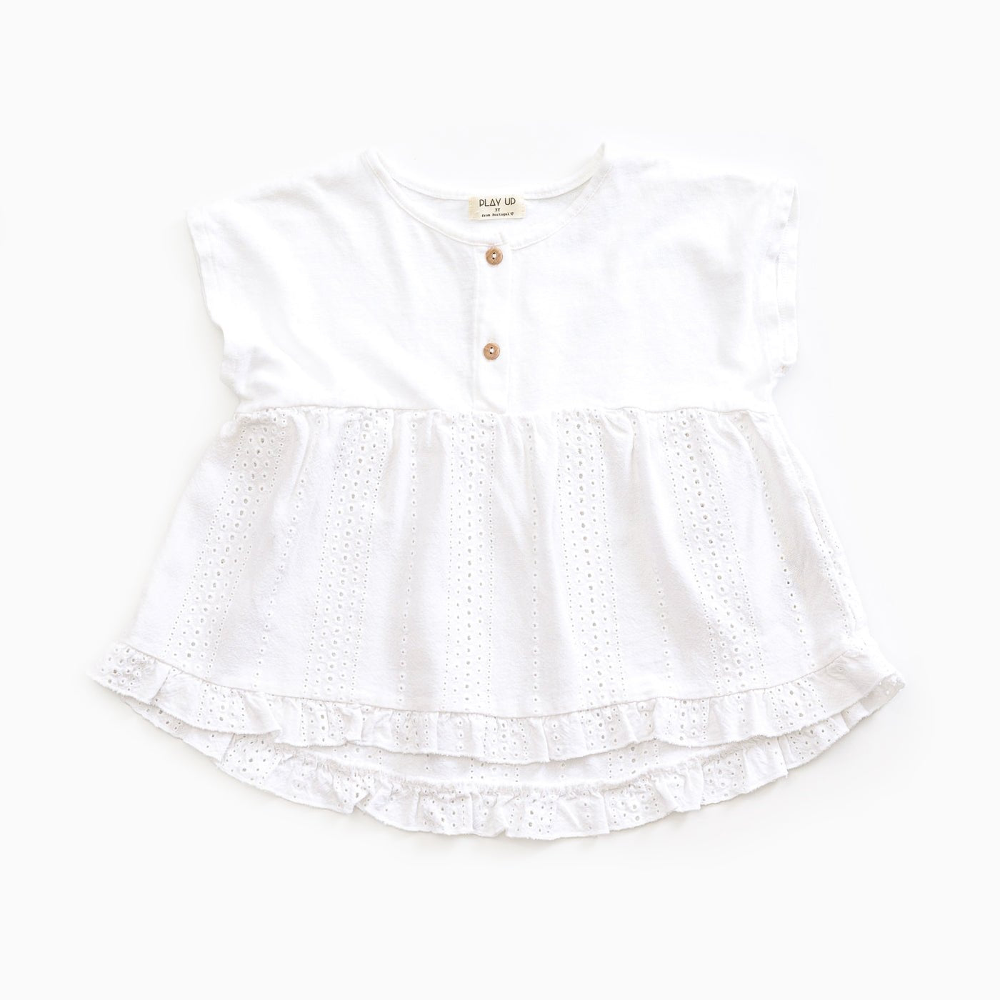 Tunic With English Stitching - Petite Belle | UK Stockist